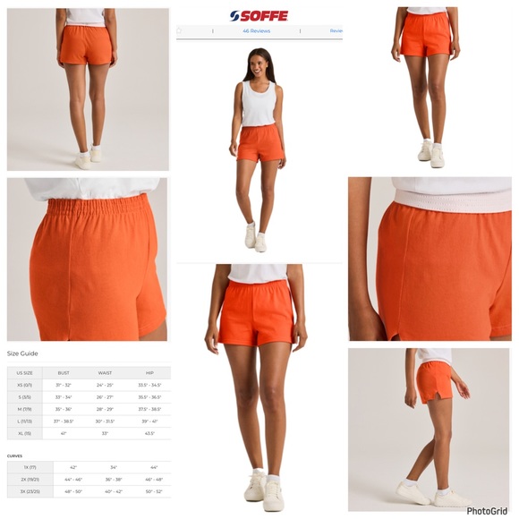 Soffe | Shorts | Soffe 3x Plus Size Juniors Red Athletic Wear Shorts ...